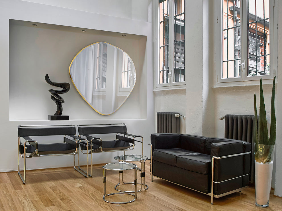 Mimo Mirror 110X110 Gold, designed by Schuller for Granada Maison