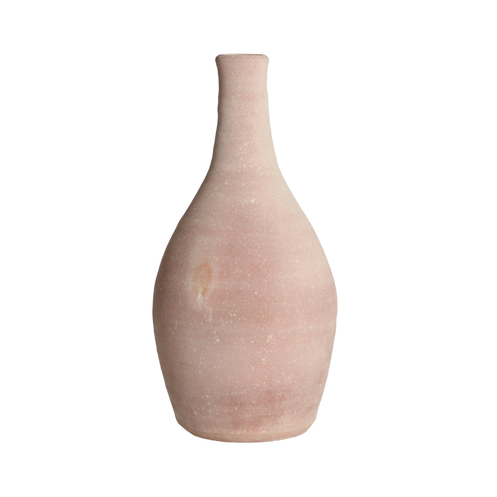 Halle Vase in Brown Tones Colour, Colonial style, made of Clay - 24cm x ...