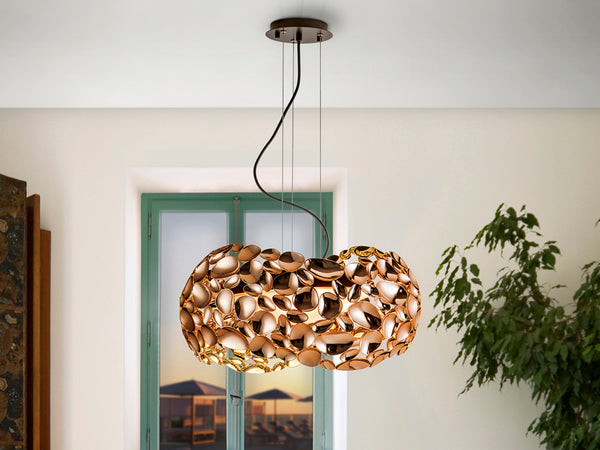 Narisa Lamp 5L.Ø47 Rose Gold, designed by Schuller for Granada Maison