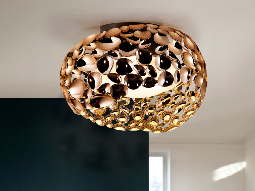 Narisa Ceiling Lamp Ø47, Rose Gold, designed by Schuller for Granada Maison