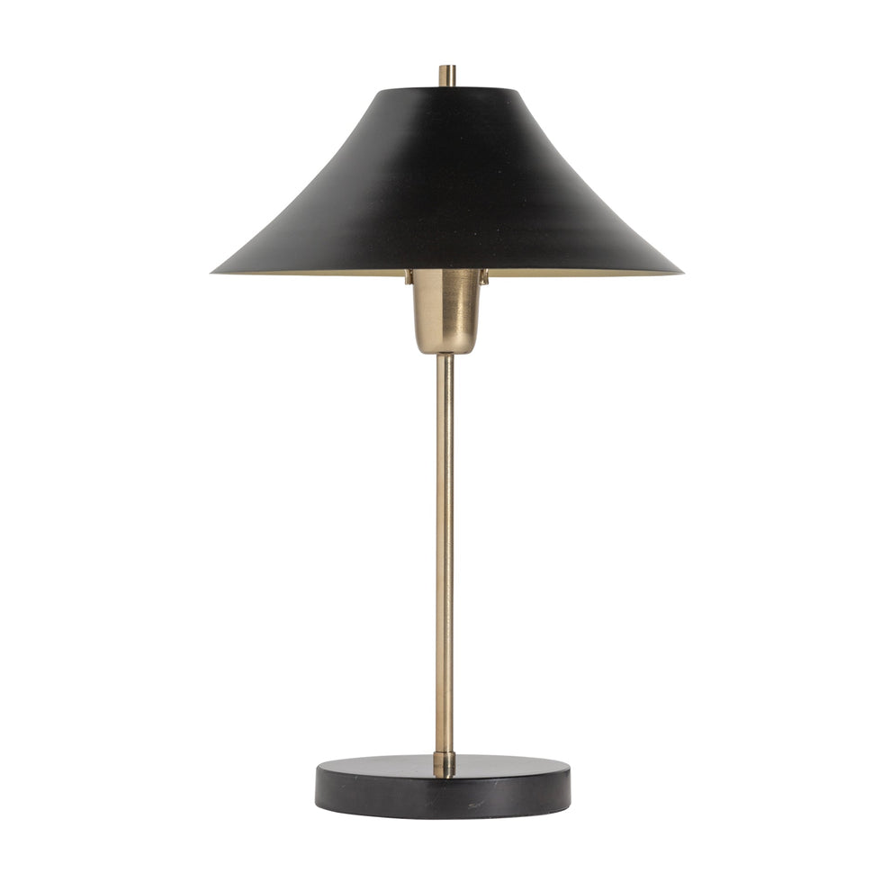 Table Lamp in Gold/Black Colour, Art Deco style, made of Iron - 33cm x ...